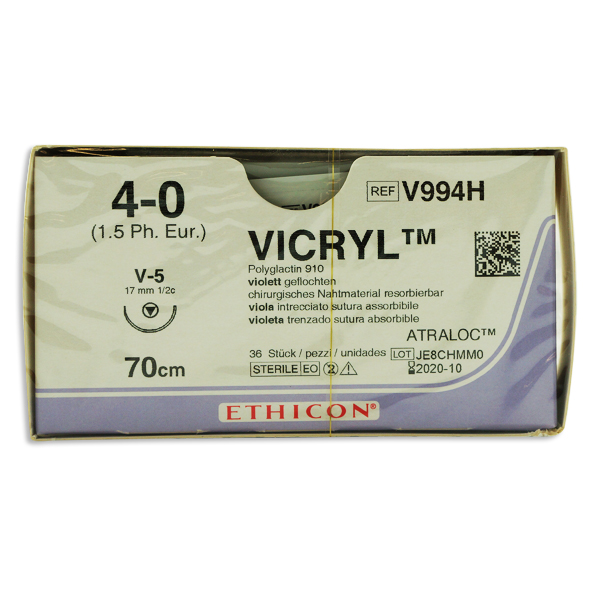 Vicryl V-5, 4-0, 70 cm