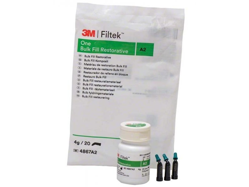 3M Filtek One Bulk Fill kapslar A3, 20 x 0,2 g