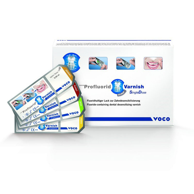VOCO Profluorid Varnish Singeldos, Blandade smaker