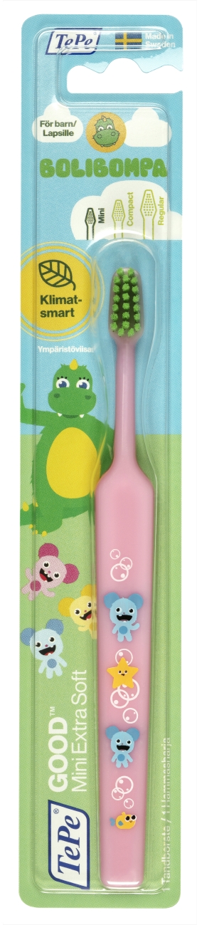 TePe Mini Bolibompa X-Soft Tandborste, blister, 14 st